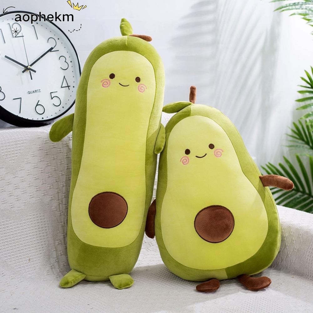 AOPHEKM Stuffed Fruit Avocado Doll, Avocado 35/50/65cm Green Giant Toy ...