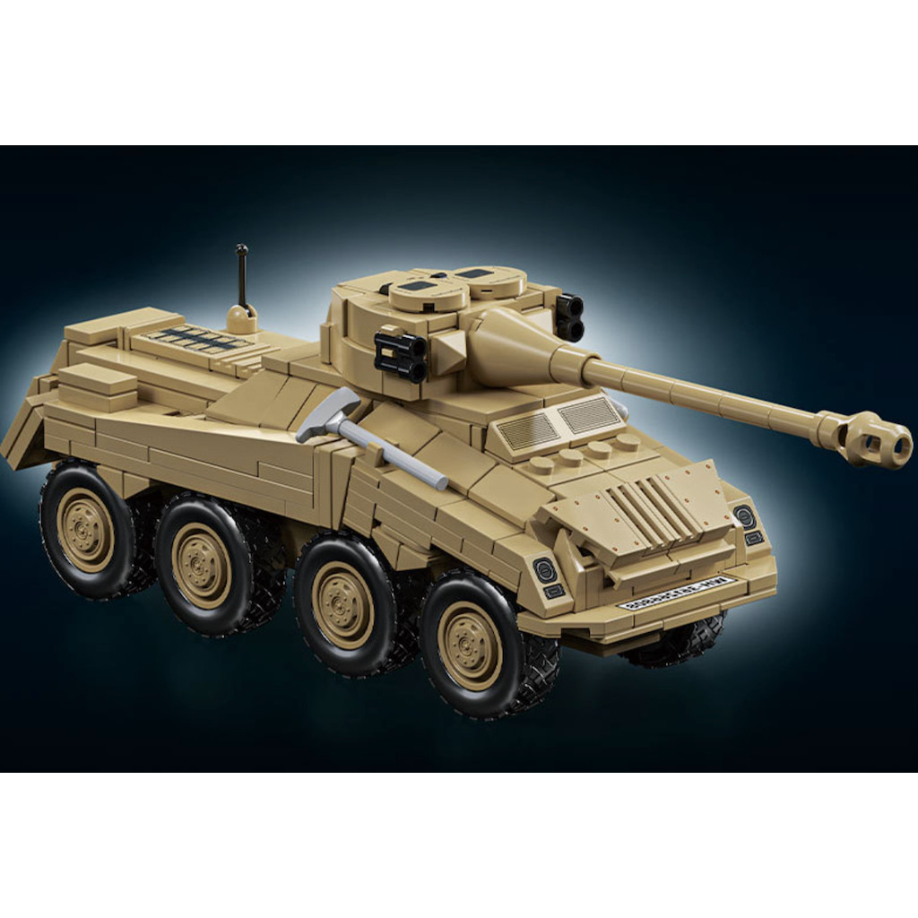 Mytopshop 426PCS MOC SD.KFZ.234 PUMA Heavy Armored Vehicle Figure Model ...