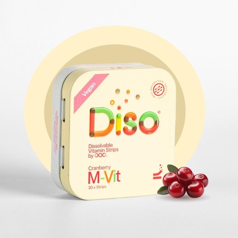 Diso M-VIT - 30 Cranberry Flavoured Dissolvable Vitamin Strips ...