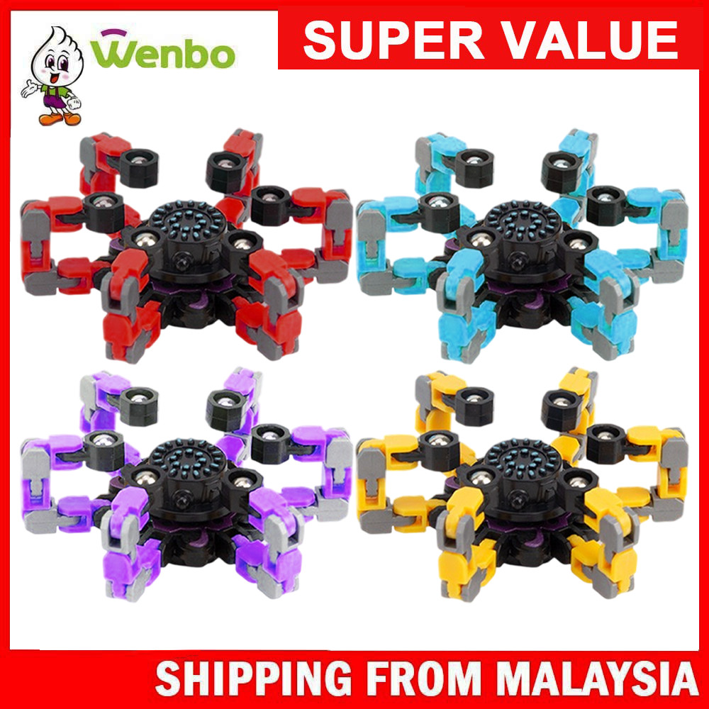 Wenbo Creative Fingertip Gyroscope Toy DIY Transforming Spinner ...