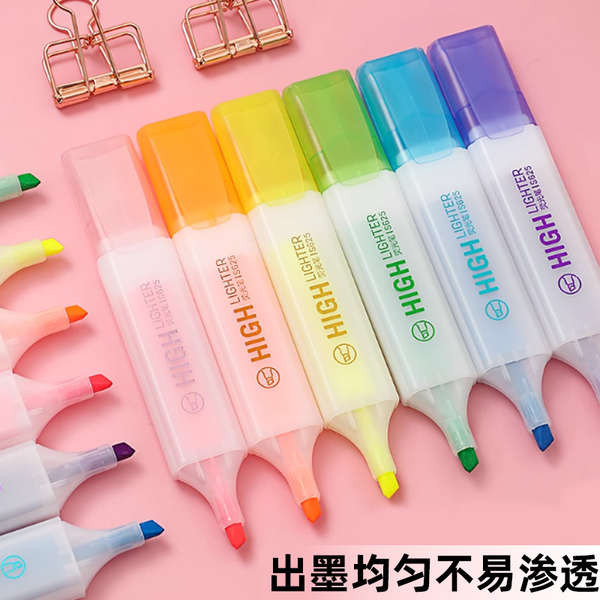 highlighter highlighter pen Pena penanda untuk pelajar menggunakan pen ...
