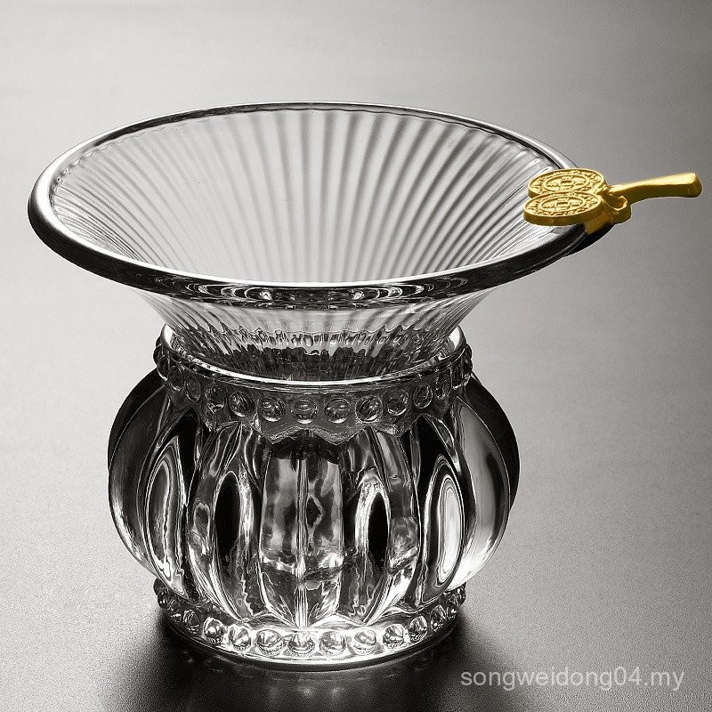 [1049 People Collection] Japanese Style Heat-Resistant Glass Tea Drain ...