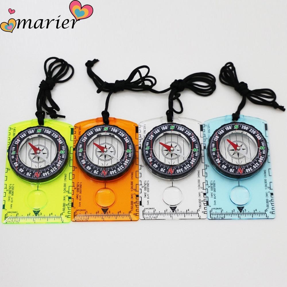 MARIER Compass, Portable Acrylic Orienteering Navigation, Multi ...