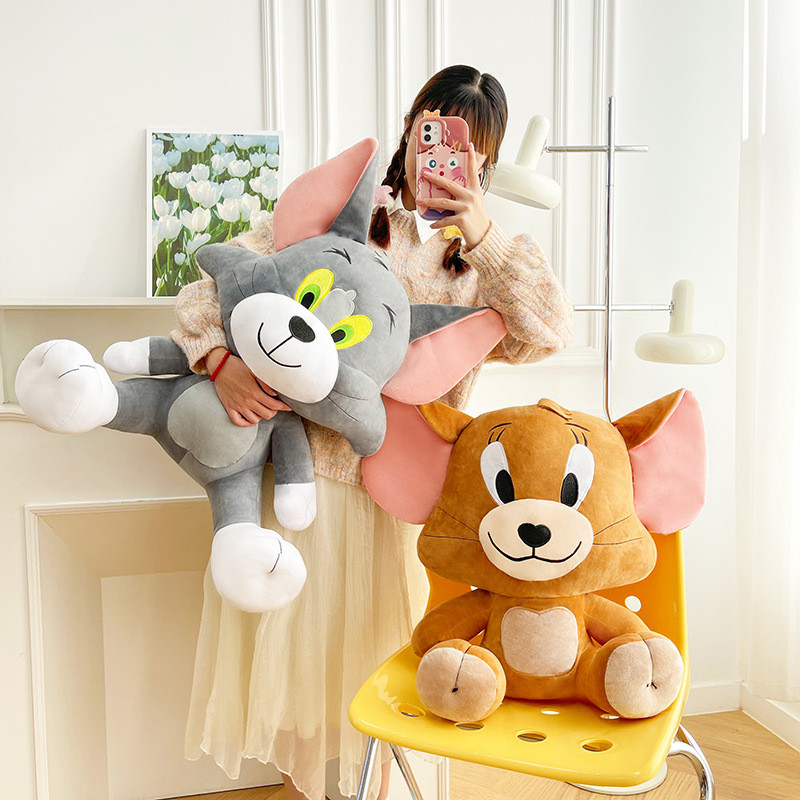 Tom and Jerry Cartoon Plushie 30CM, PP Cotton Durable & Soft, Perfect ...