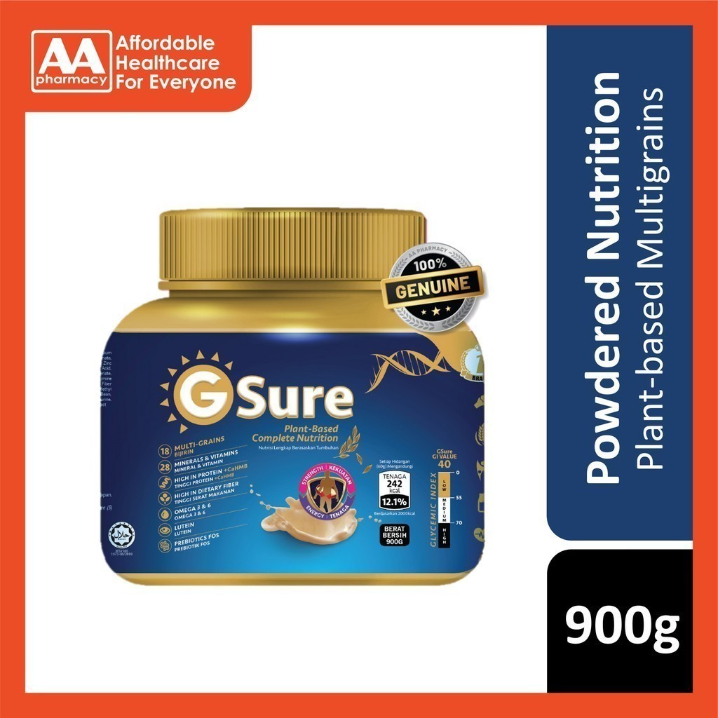 GoodMorning GSure Plant-Based Complete Nutrition 900g | Shopee Malaysia