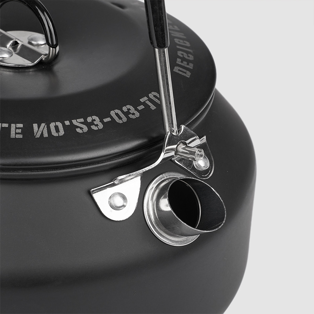 {Warm} 1L Camping Water Kettle Outdoor Coffee Kettle Tableware Picnic ...
