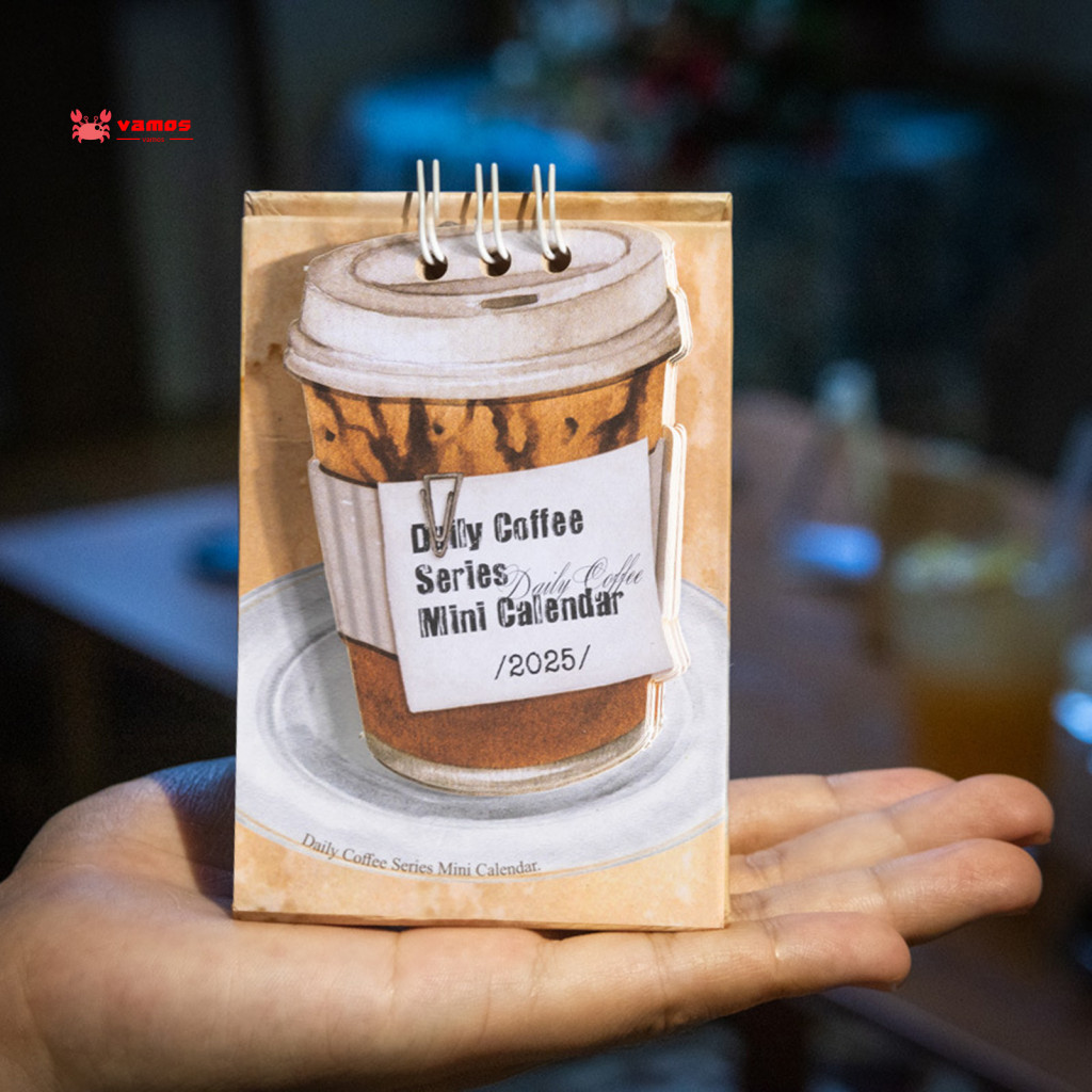 [Ready stock] Desktop Calendar with Double-coil Binding Uplifting ...