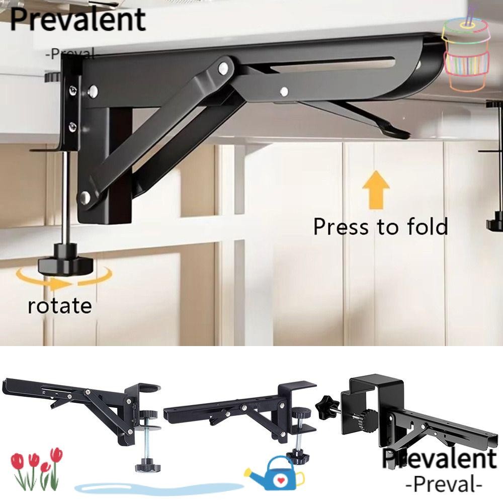 PREVAL Foldable Desktop Bracket, Heavy-duty L-shaped Desktop Extension ...