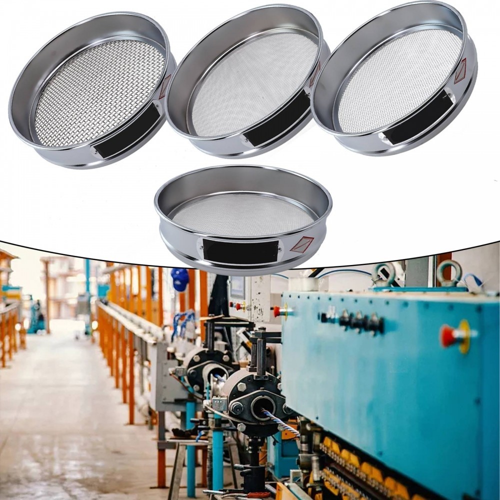 Professional 20cm Chrome Mesh Sieve Sample Test Sieve with Multiple ...