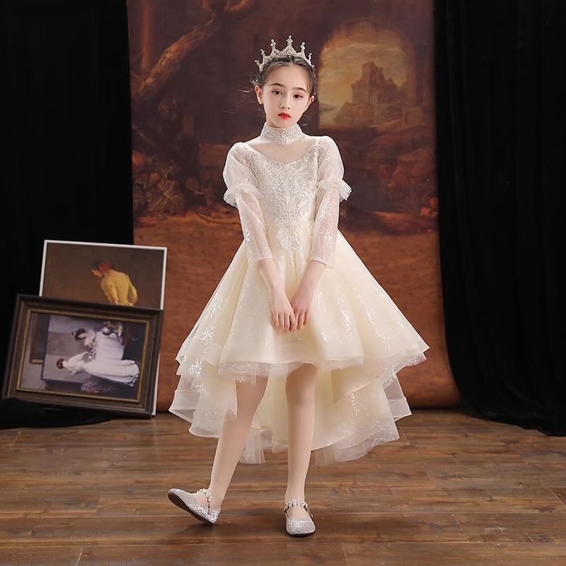 Little Girl Princess Dress Fluffy Gauze Fairy Little Girl Flower Girl ...