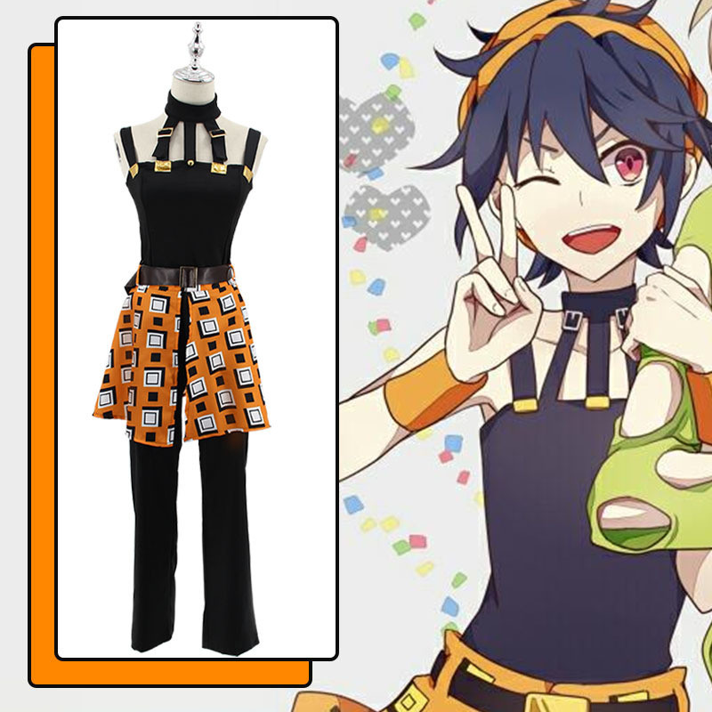 Jojo's Bizarre Adventure Golden Wind cos Clothing Nalanga Gilka cosplay ...