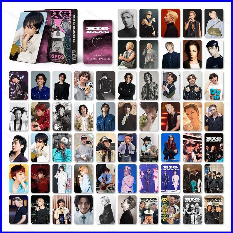 YU2 92PCS/set BIGBANG G-Dragon POWER TAEYANG DAESUNG photo LOMO card ...