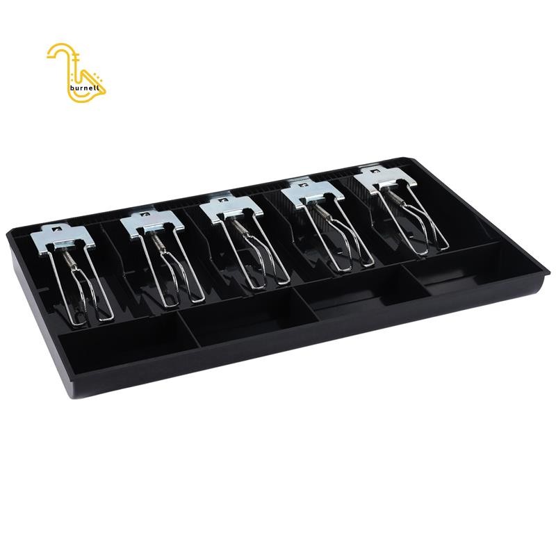 5-Grid Money Cash Coin Register Insert Tray Replacement Cashier Drawer ...
