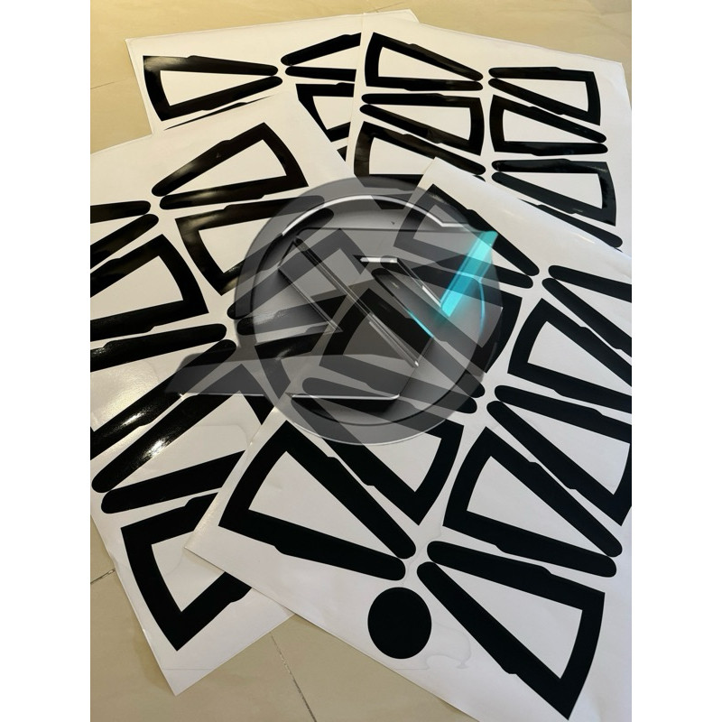 (Ready Stock) S1168# Rim Sticker Toyota Vios vinyl decal Car Sticker ...