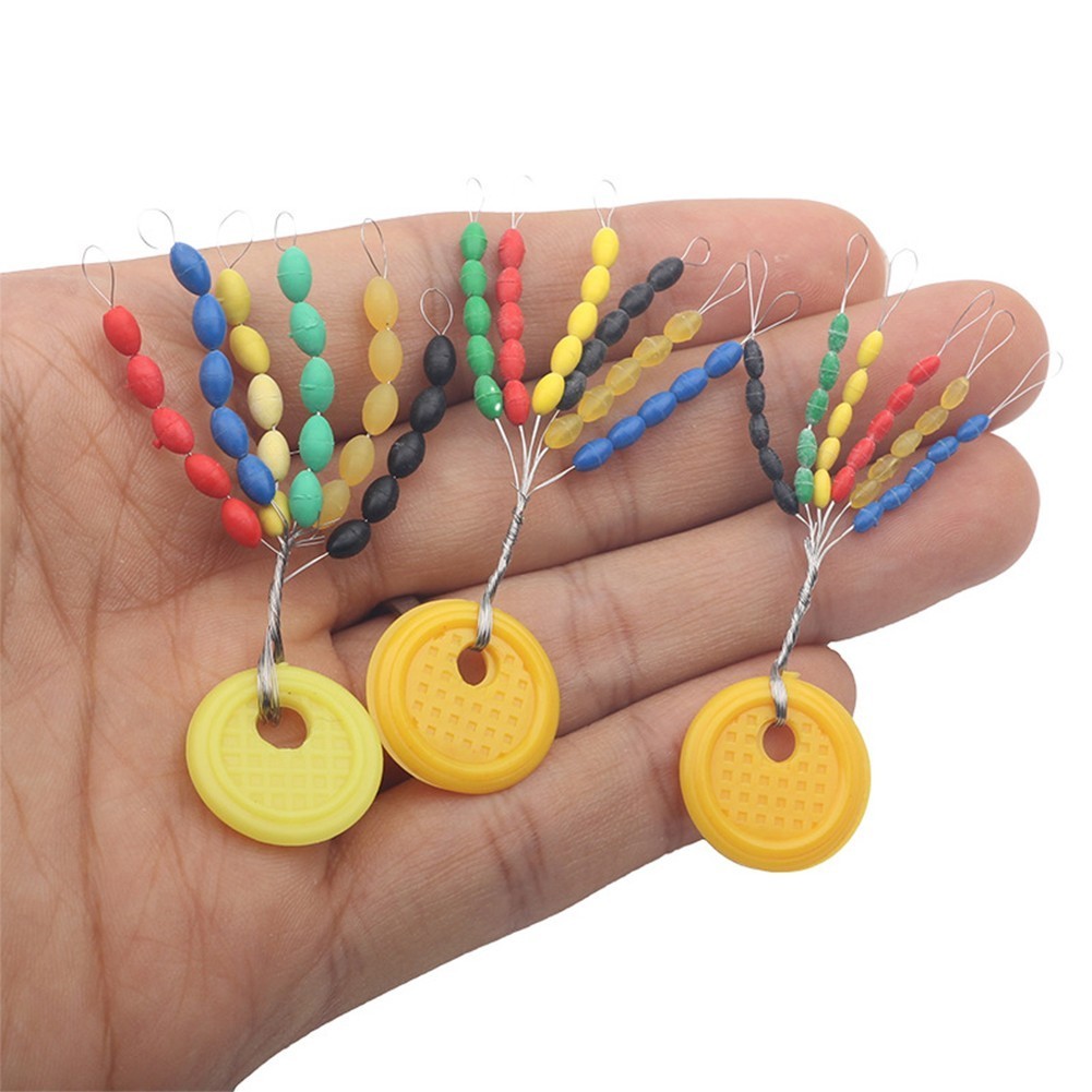 30pcs/Group Float Stops Line Stoppers Beads Rig Buffer Connector ...