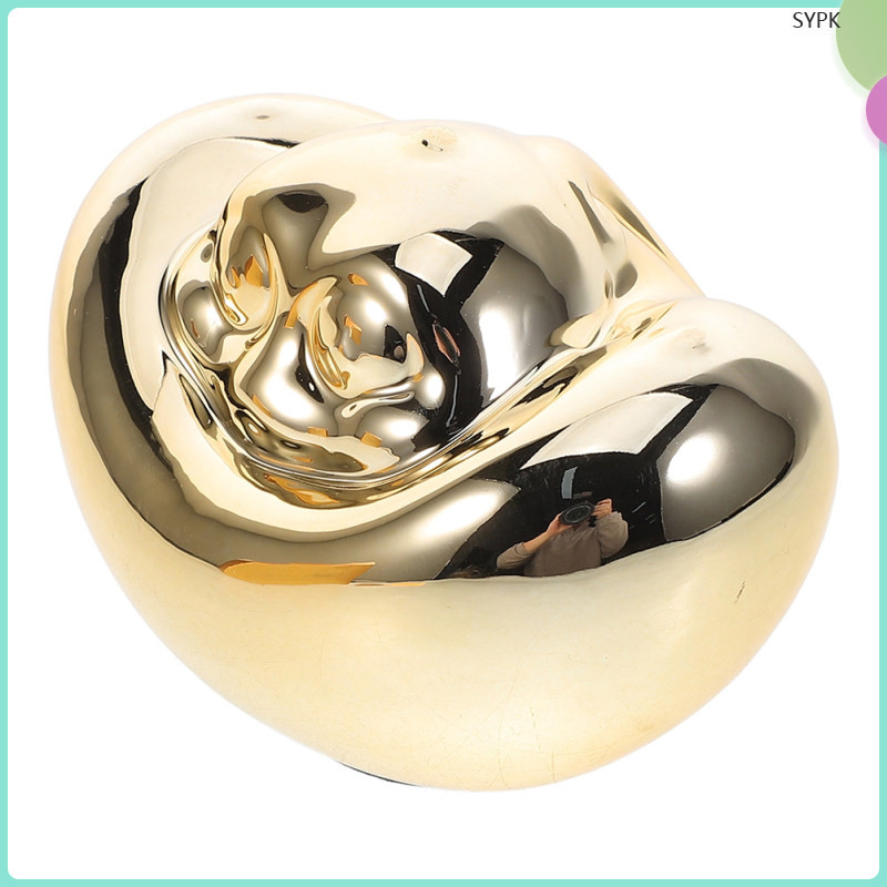 Chinese Zodiac Snake Figurine Money Bank Feng Shui Ingot Piggy Bank ...