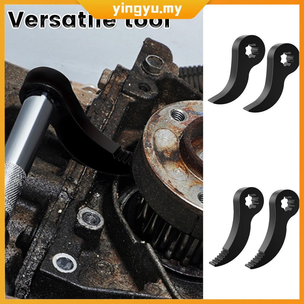 2Pcs Pry Bar Wrench Head Crowbar Adapter Head Tool Adjustable Angle ...