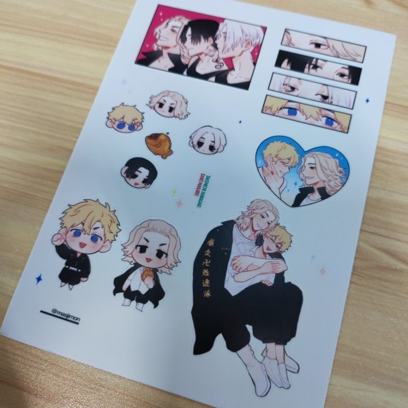 [Ready Stock] Tokyo Revengers Fanart Sticker Sheet | Shopee Malaysia