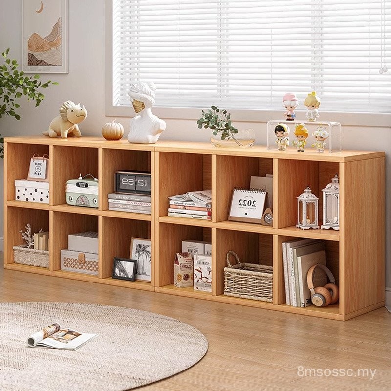 Rak rak buku, kabinet rendah lantai, kabinet penyimpanan moden dan ...