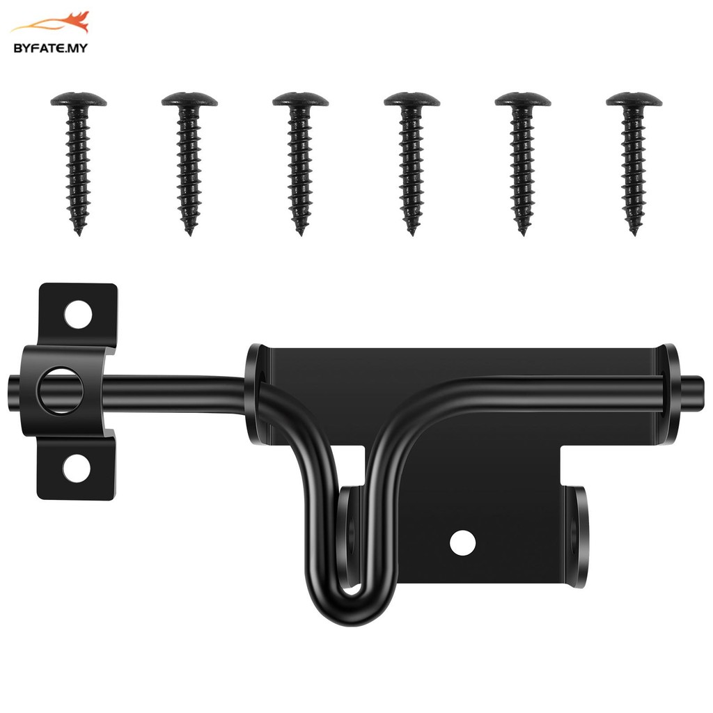 Slide Bolt Lock Iron Gate Latch Heavy Duty Door Lock Bolt Gate Lock ...