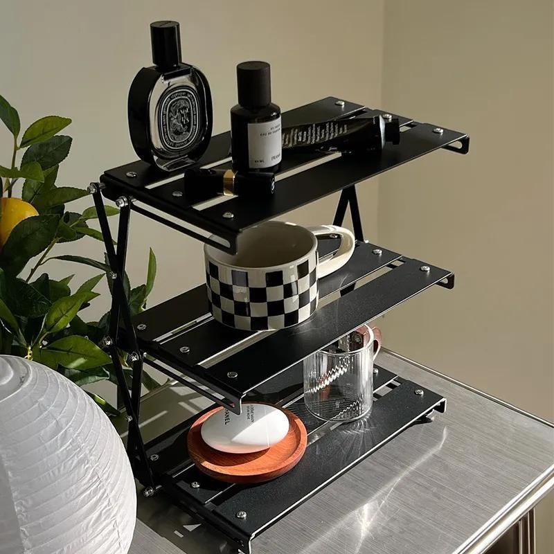 Cup Holder Foldable Desktop Water Cup Storage Rack Coffee Countertop ...