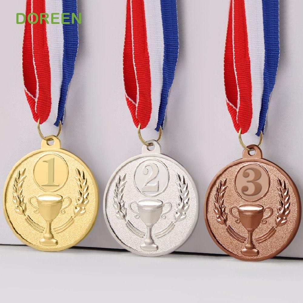 DOREEN Gold Silver Bronze Medals, Winner Reward Dancing Zinc Alloy ...