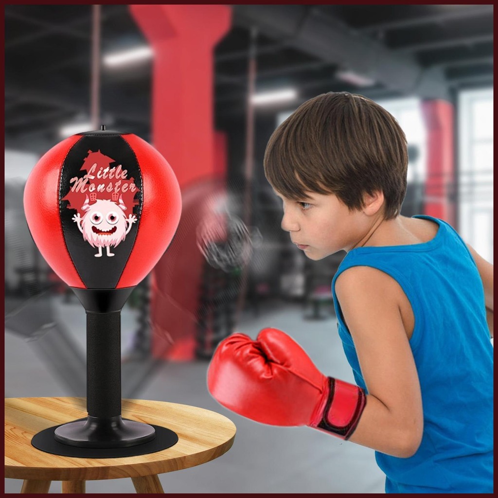 Desktop Punching Bag Stress Buster Boxing Bag Table Boxing Bag with ...