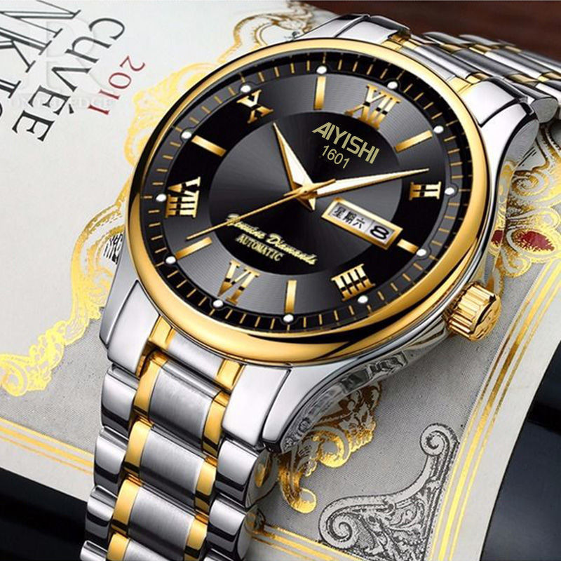 Original Authentic Swiss Automatic Mechanical Watch Waterproof Watch ...