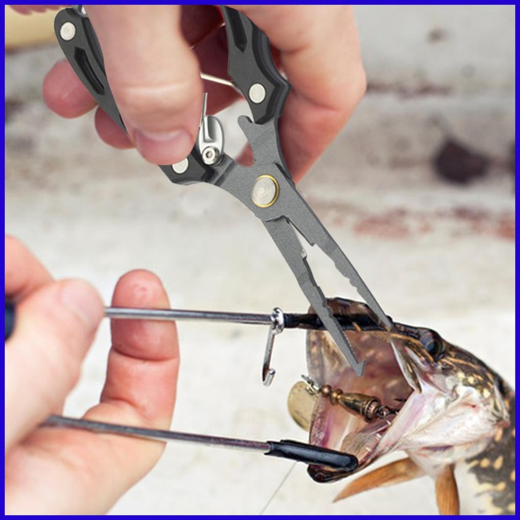 Fly Fishing Pliers Long Nose Fishing Wire Cutter Multifunctional ...