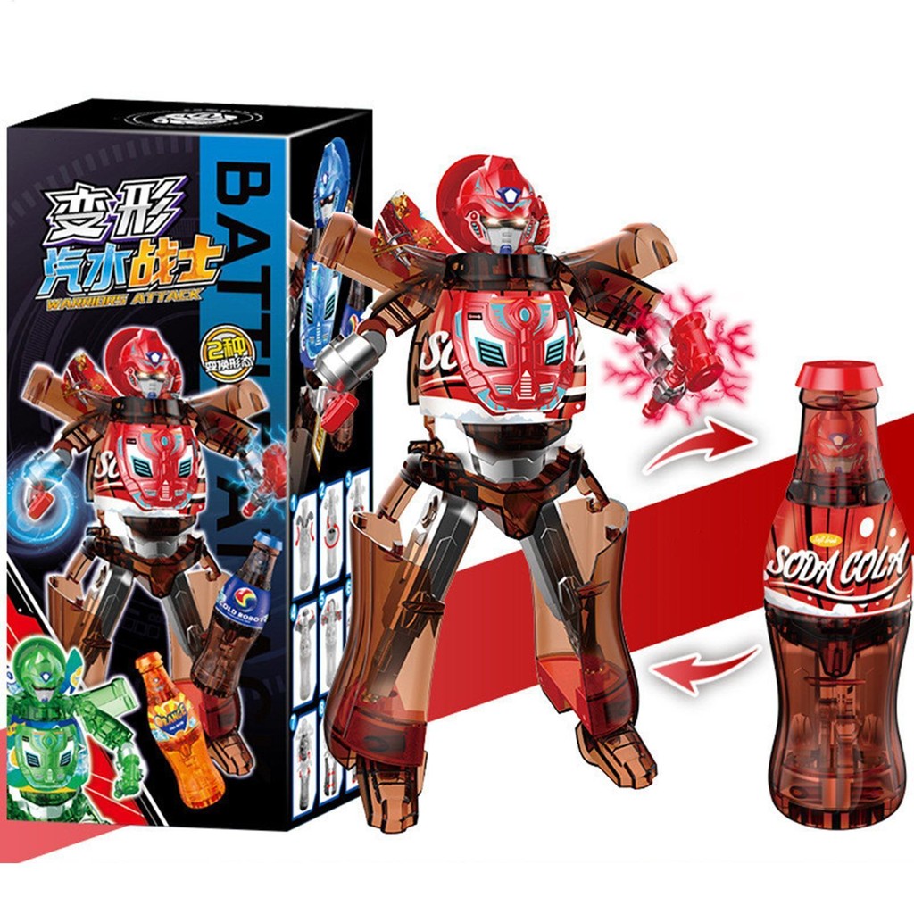 Transformers Soda Can Robot Toys Beverage Can Model Deformed Soda Robot ...