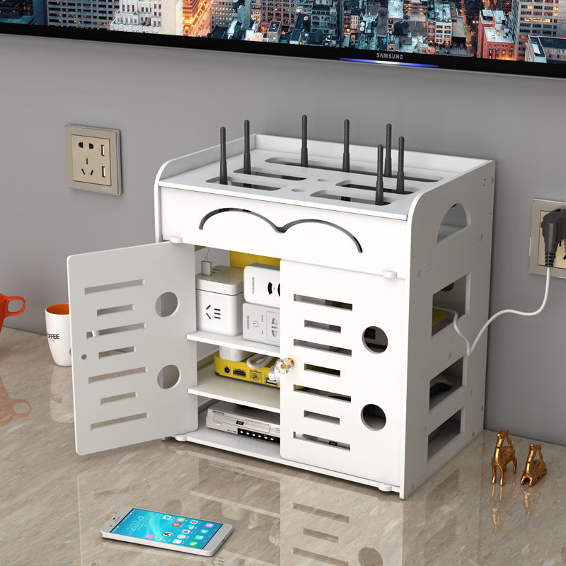 Router Storage Box wifi Storage Rack Wireless Cat Wire Power Strip ...