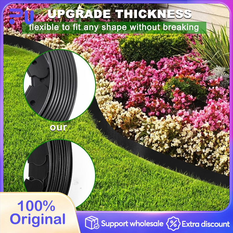 10m lawn greening isolation belt garden landscape edging kit plastic ...