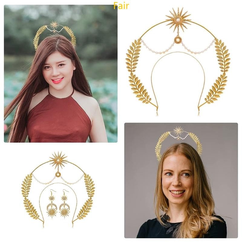 Fair Sun Goddess Headband Female Party Props Bridal Shower Hairbands ...
