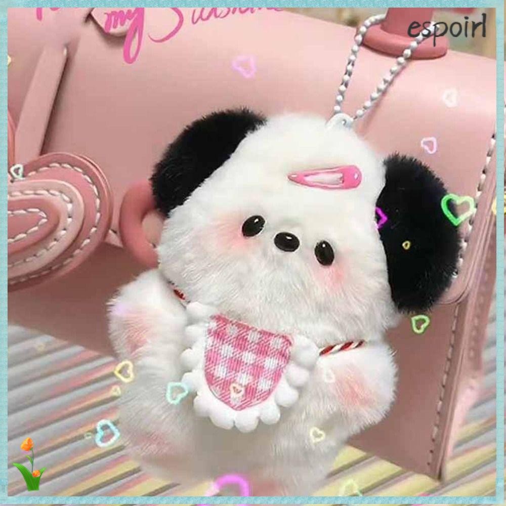 ESPOIR Stuffed Dog Keychain, DIY Cartoon Doll Pacha Dog Plush Doll ...