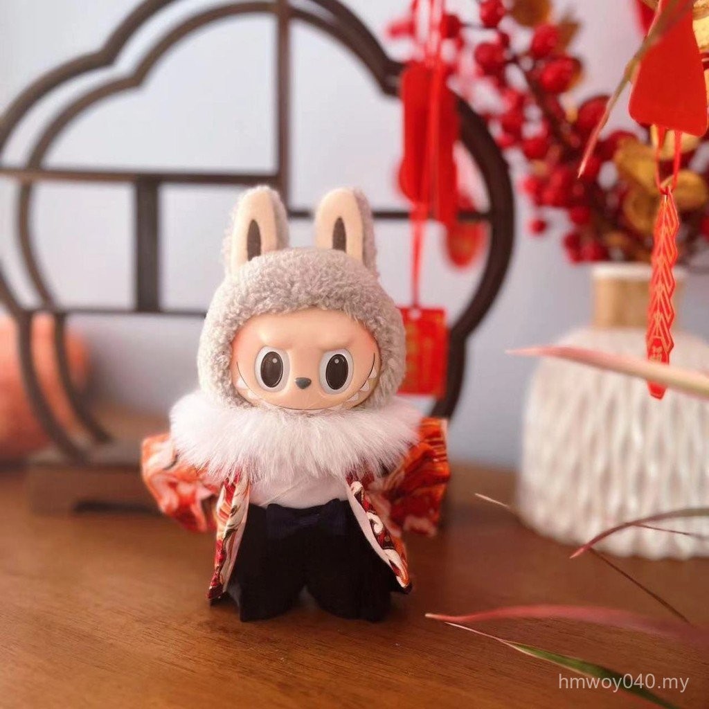 Original Ready Stock 17CMLABUBU Labubu Vinyl Doll Doll Clothes 17cm ...