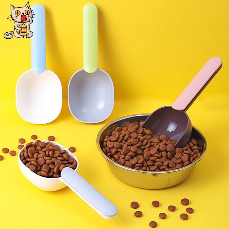 Pet Food Scooper Scoop Clipper Dog Cat Shovel Feeder Penyodok Makanan ...