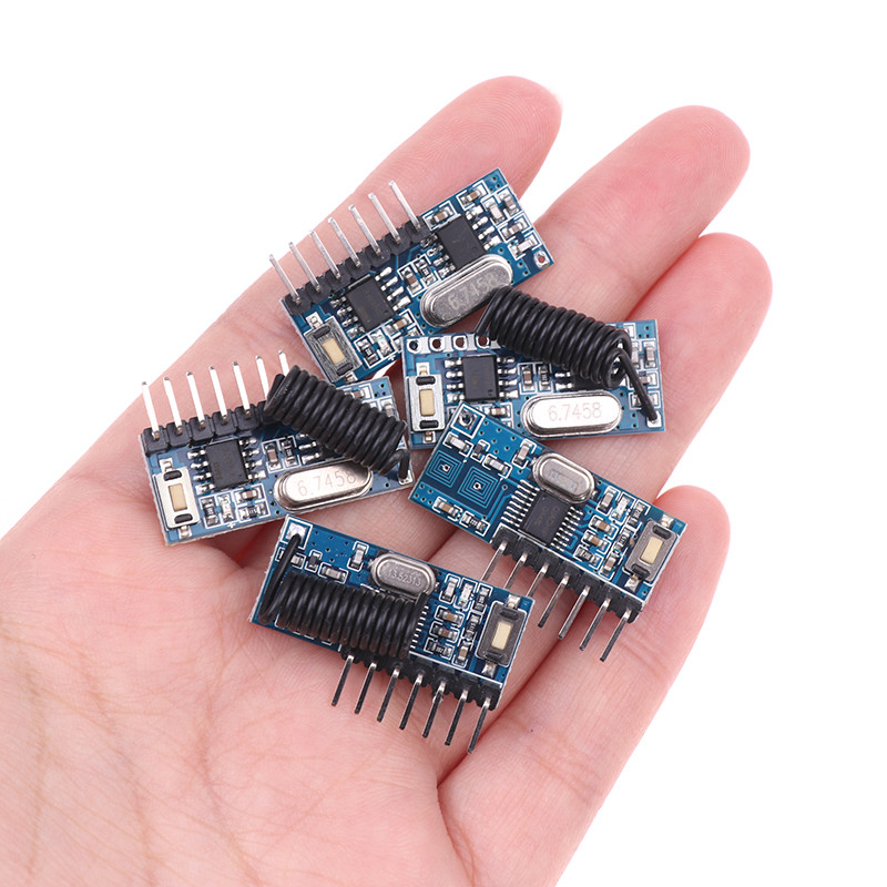 [Bli] RX480E-4 433mhz Wireless Coding Transmitter Decoding Receiver Module 4 CH Output [MY ...