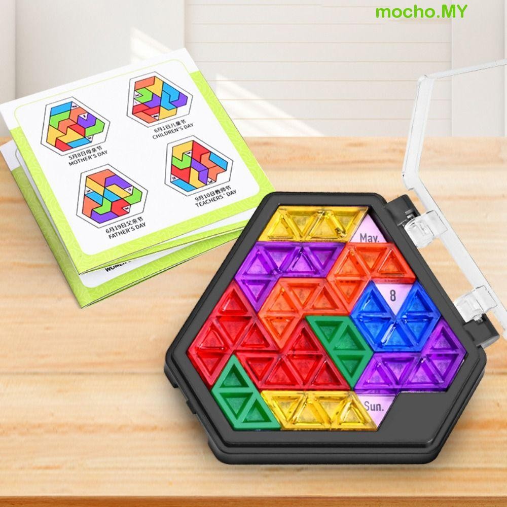 MOCHO Smart Clearance Tangram Toy, Montessori Multiple Shapes Calendar ...