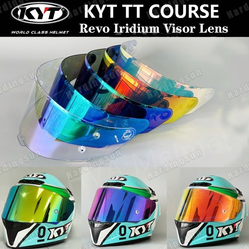 KYT Visor Lens Fit for KYT TT Course Visor Lens Irridium Lens KYT TT ...