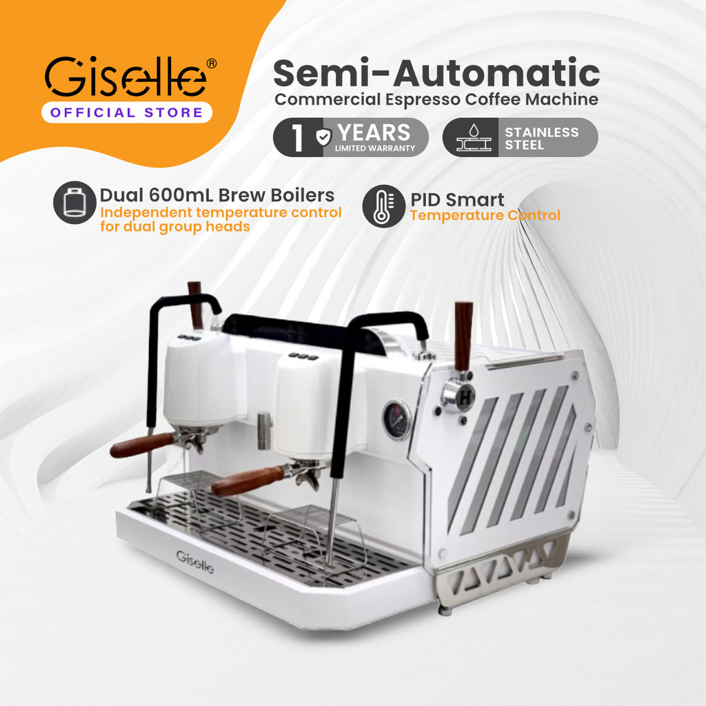 Giselle Mechanical Commercial Semi-Automatic Coffee Machine & Coffee ...