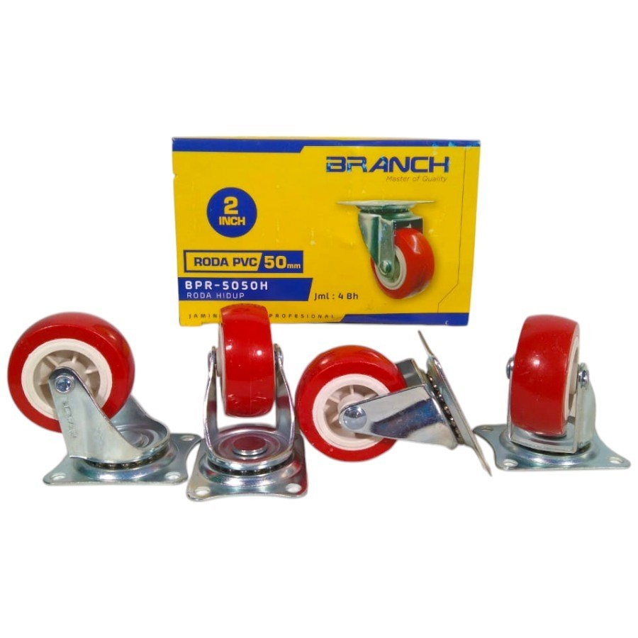 BRANCH 2 Inch PVC Wheels - Dead, On, and Brake Models - Durable ...