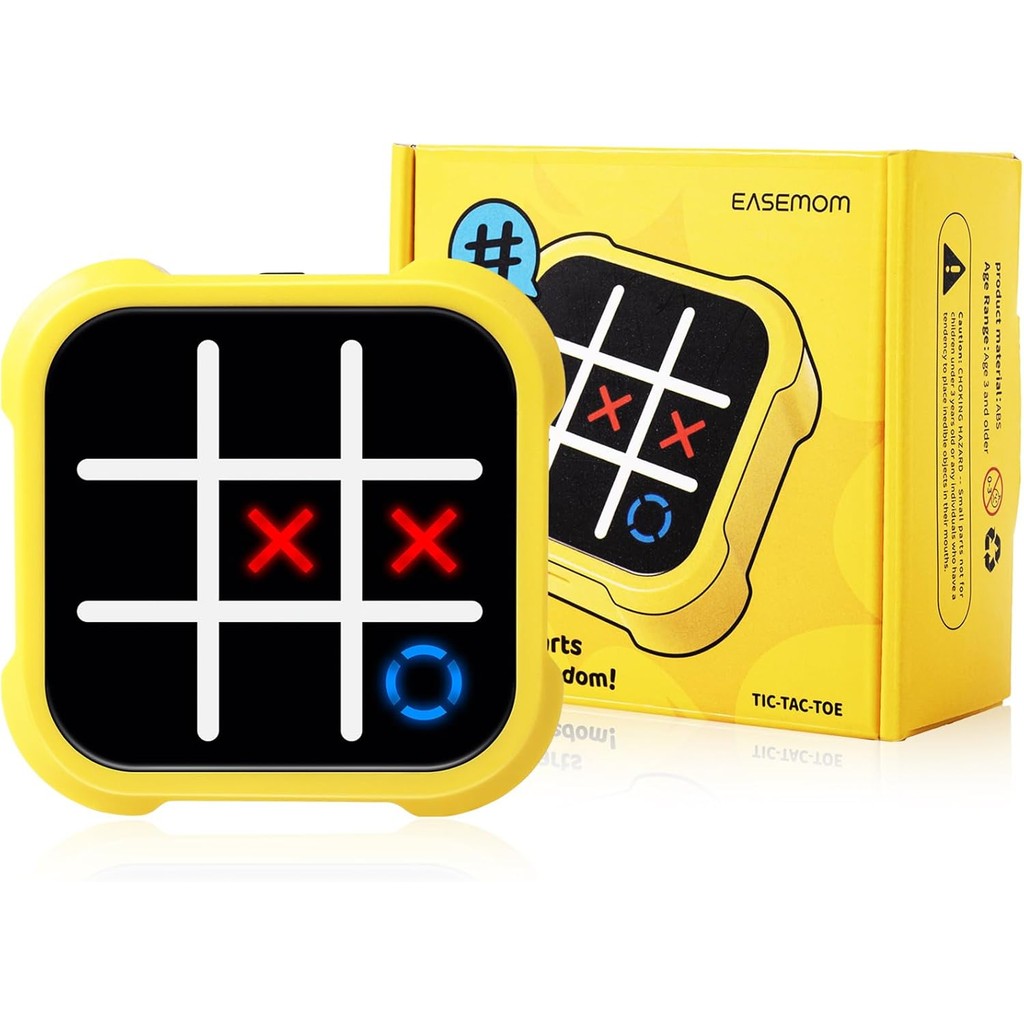 Handheld Electric Puzzle Game Console - Tic Tac Toe Game Educational ...