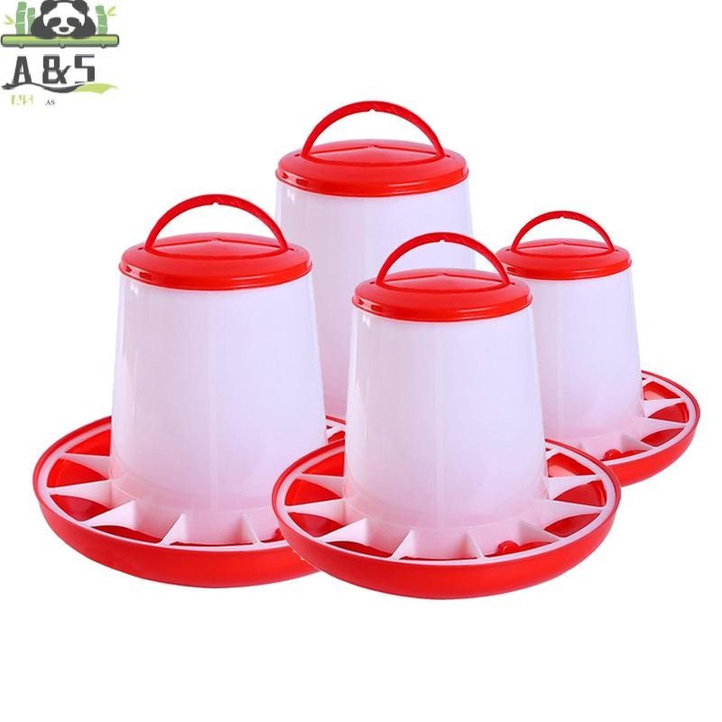 [A&S May] 1/4/6/8/10Kg Automatic Chicken Feeder Bucket Rooster Hen ...