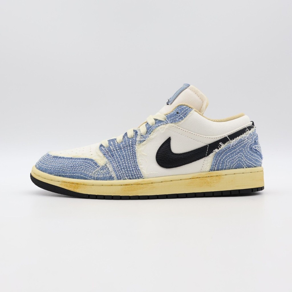 2025 New Nike Air Jordan 1 Low SE World Make Japan Sashiko Denim (Men's ...