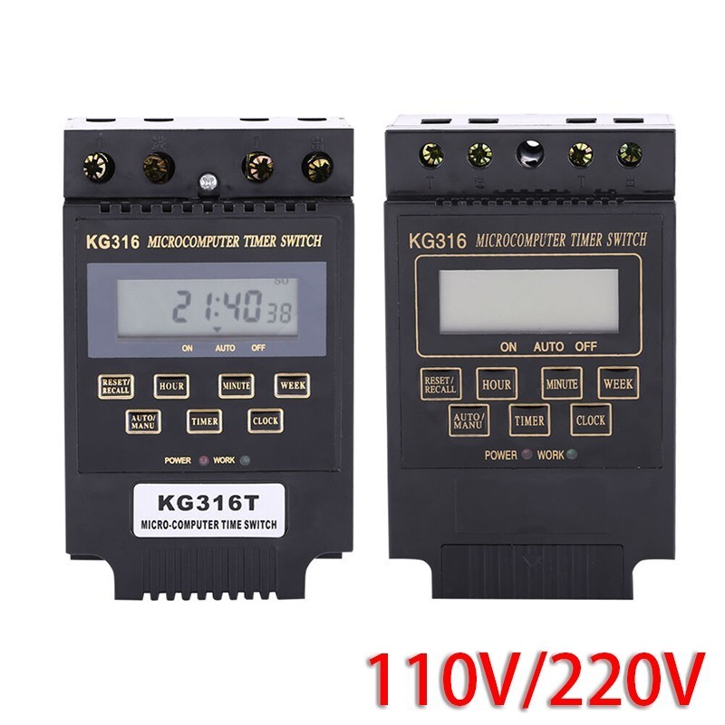 Kg316t Automatic On/Off Timing Controller Street Light Power Timer Switch | Shopee Malaysia