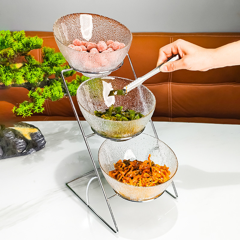Breakfast Utensils Tableware Set Plate Buffet Table Food Display Bowl ...