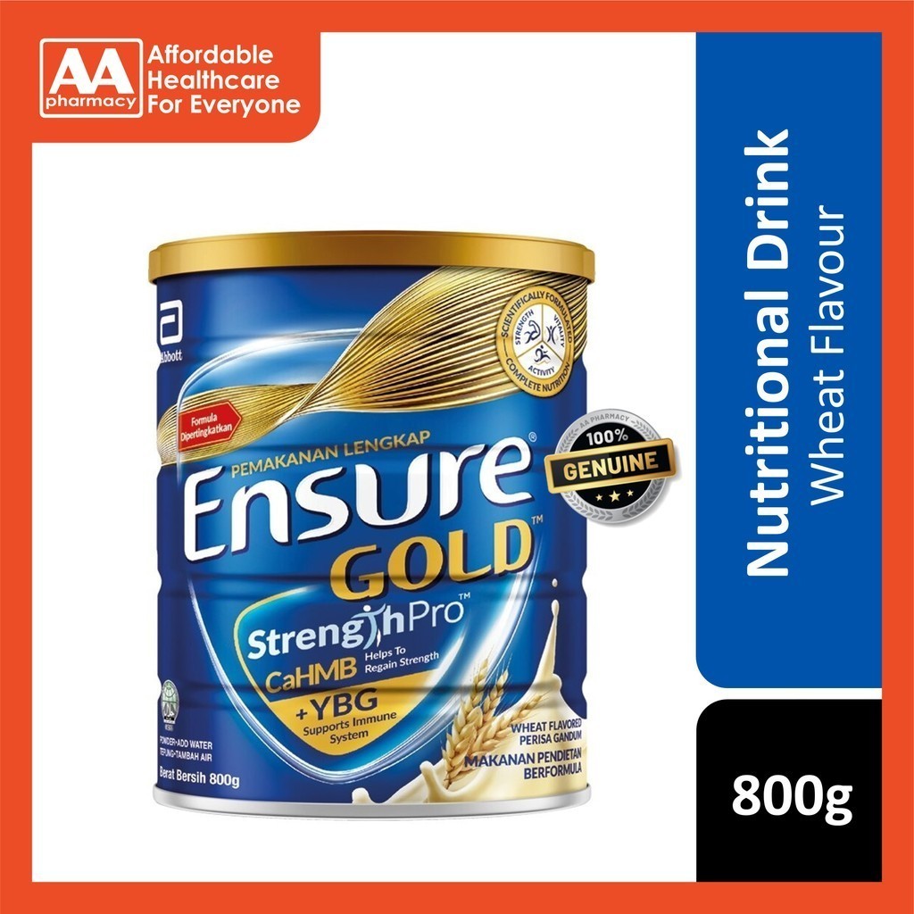 Abbott Ensure Gold StrengthPro Complete Nutrition Drink 800g (Wheat ...