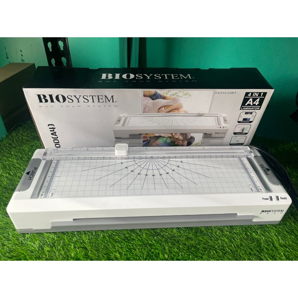 BIOSYSTEM 4 in 1 A4 LAMINATOR MACHINE 260D (Laminator Machine, A4 Laminator, laminate, Laminator ...