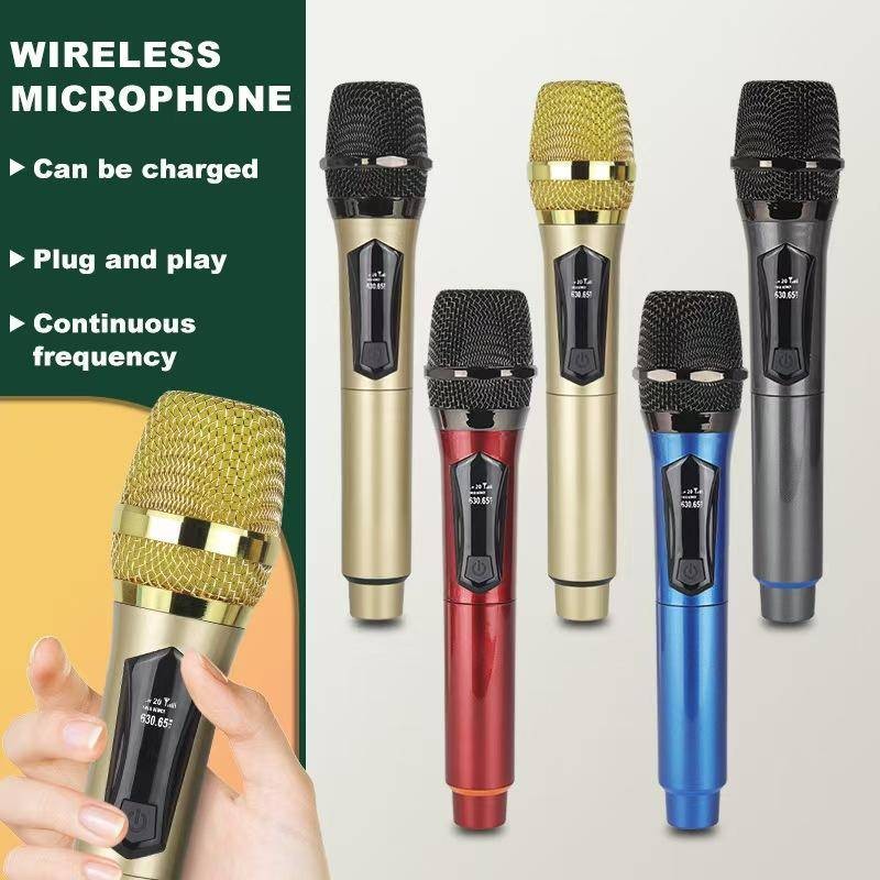Wireless Microphone UHF Receiver Universal Microphone High Quality ...