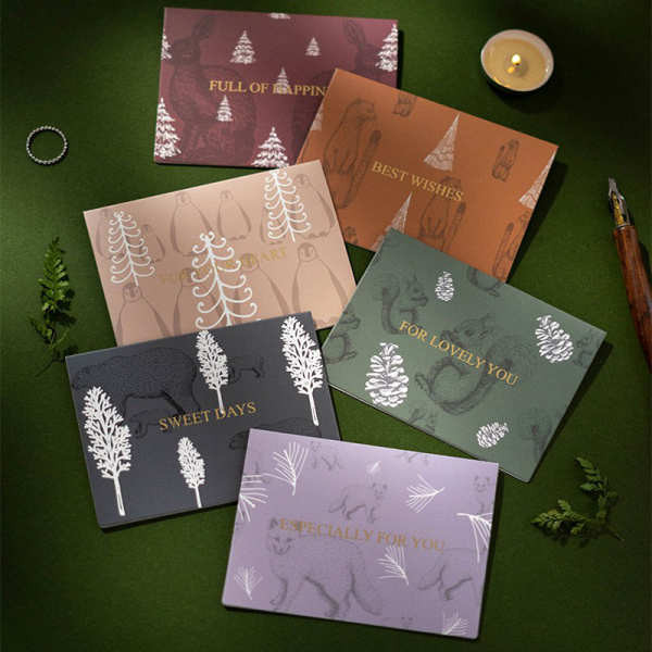 christmas card Kad ucapan mewah niche, kad kecil, hadiah ulang tahun ...